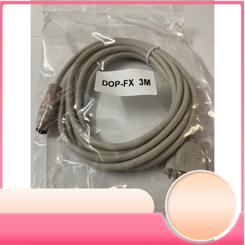 Cáp kết nối HMI DELTA họ DOP-B DOP Màn hình HMI DOP-107BV CV DV với PLC Mitsubishi FX DÀI 3M 5M ...