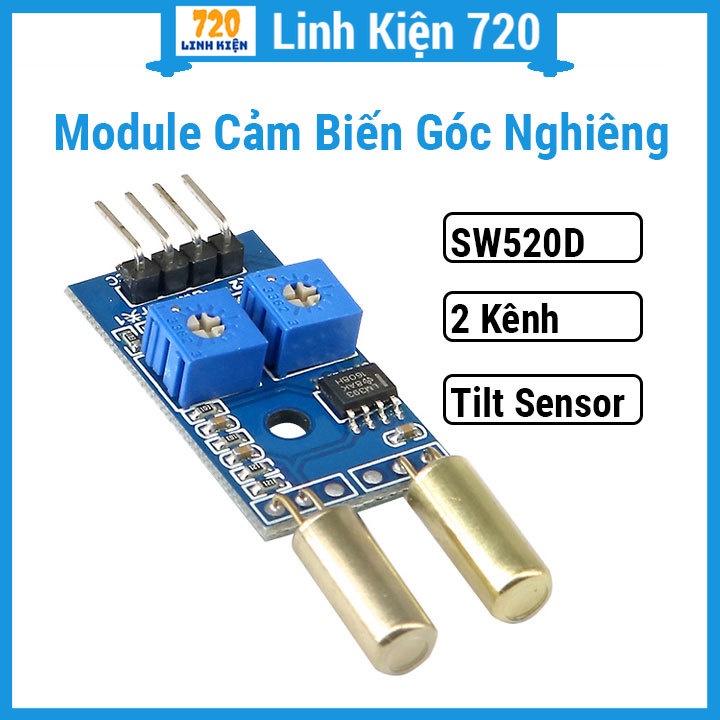 Module cảm biến góc nghiêng 2 kênh SW520D Tilt Sensor | Shopee Việt Nam