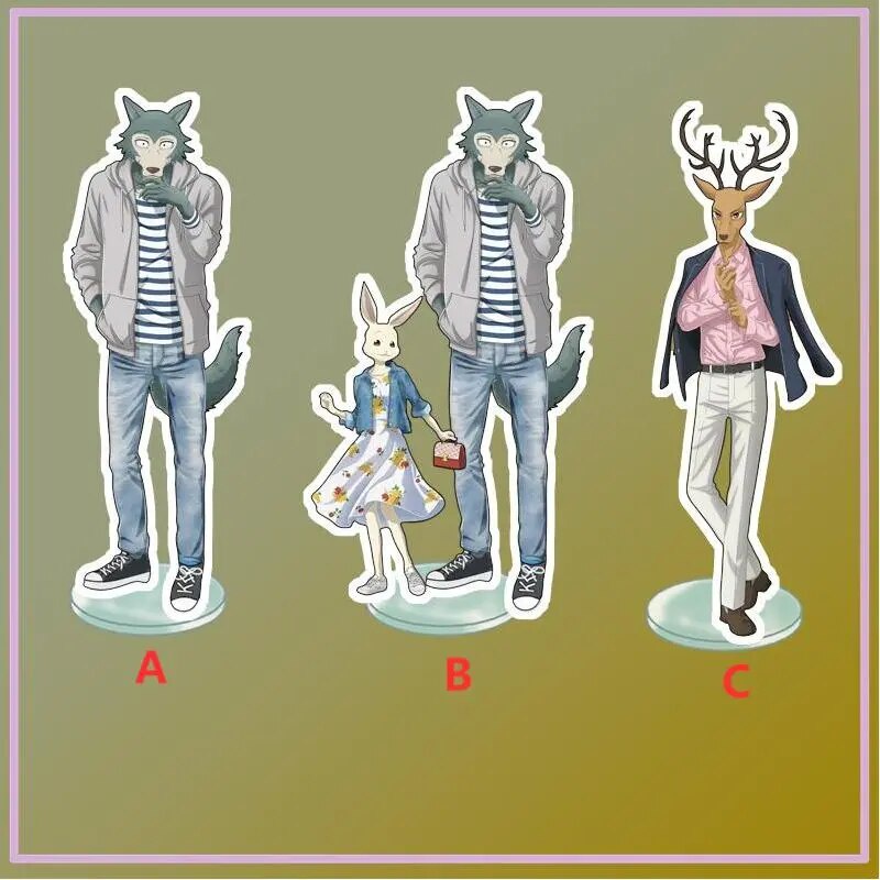 Mô hình Standee Anime BEASTARS: Thế giới người thú Legoshi Louis Haru ...