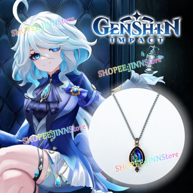 - Jn - furina / neuvillette vision Vòng Cổ anime genshin Tác Động Sáng ...