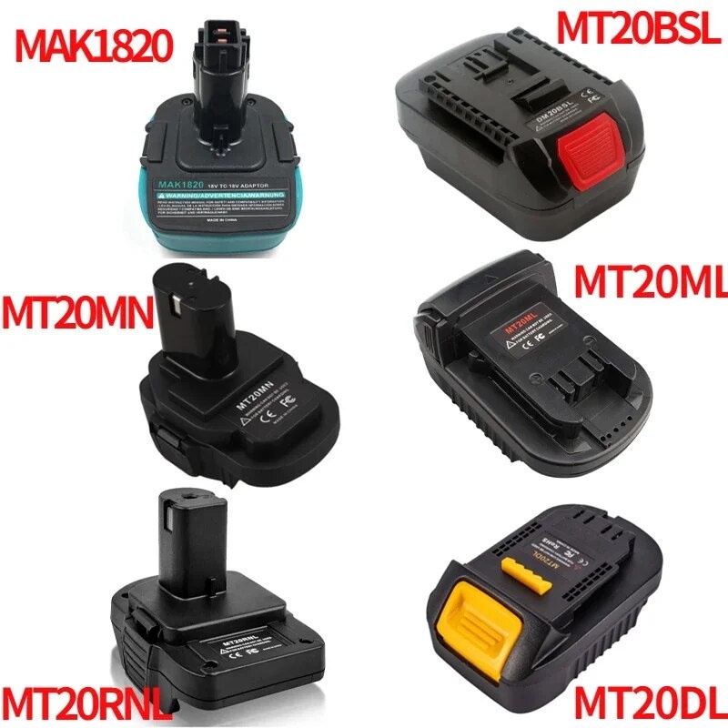 MAKITA Bộ Chuyển Đổi mt20dl mt20bsl mt20ml mt20mn mt20rnl Mf1820 Cho Pin li-ion 18v bl1830 ...