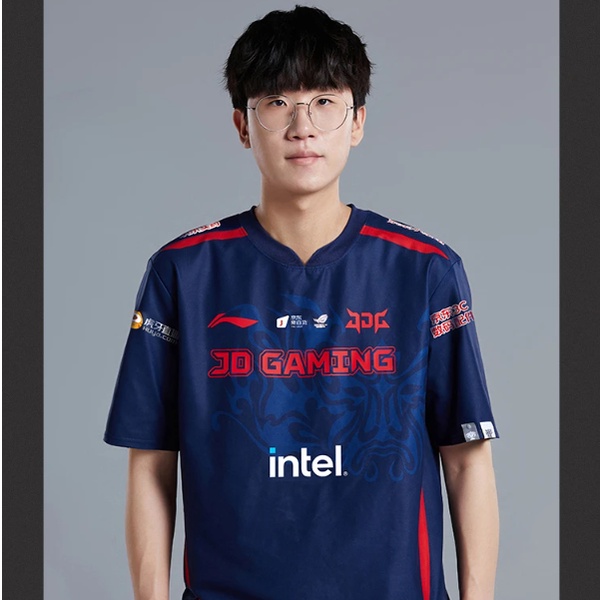 Áo nam Tay Ngắn li ning lpl 2023 jdg, Thước "Caliper" Và "kanavi" Áo Sơ Mi Vô Địch Câu Lạc Bộ ...