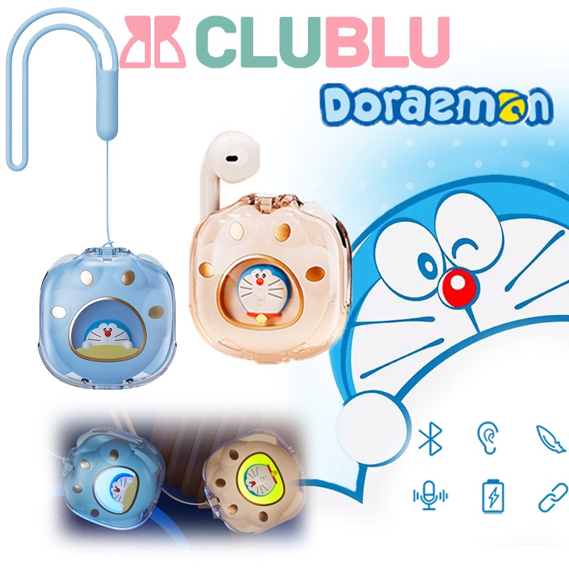 -CLUBLU- Tai Nghe Doraemon Bluetooth Không Dây TWS Đèn LED Bass Cực ...