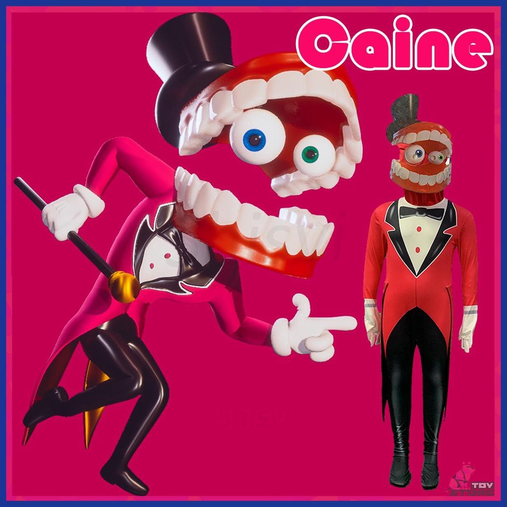 THE AMAZING DIGITAL CIRCUS Caine Cosplay Bộ Đồ Hóa Trang Rạp Xiếc Kỹ ...