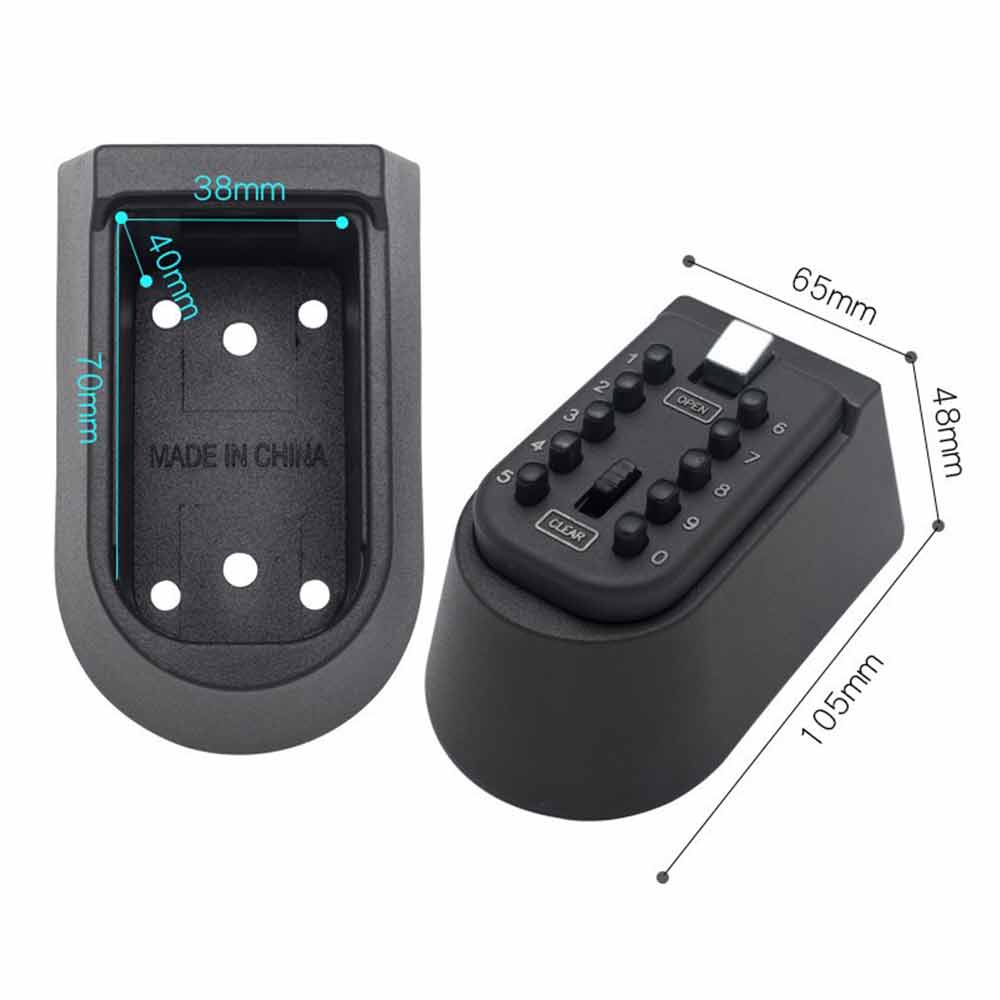 Key Box Key Safe 10er Combination Lock Wall Mounted Security Safes ...