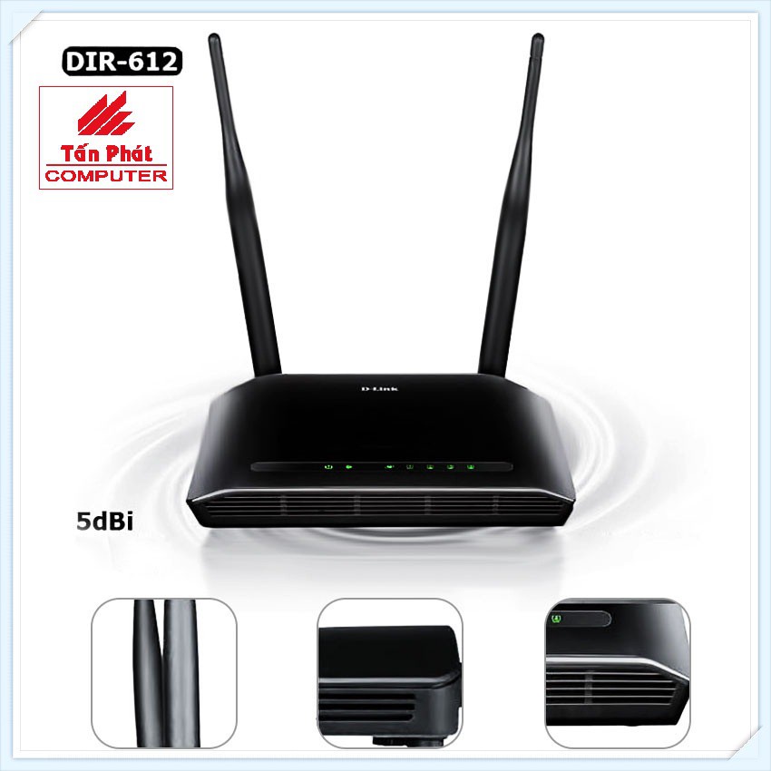 Bộ Phát Wifi, repeater DLink DIR 612 Chuẩn N300(Cũ kèm nguồn, nguyên tem chưa mở) | Shopee Việt Nam