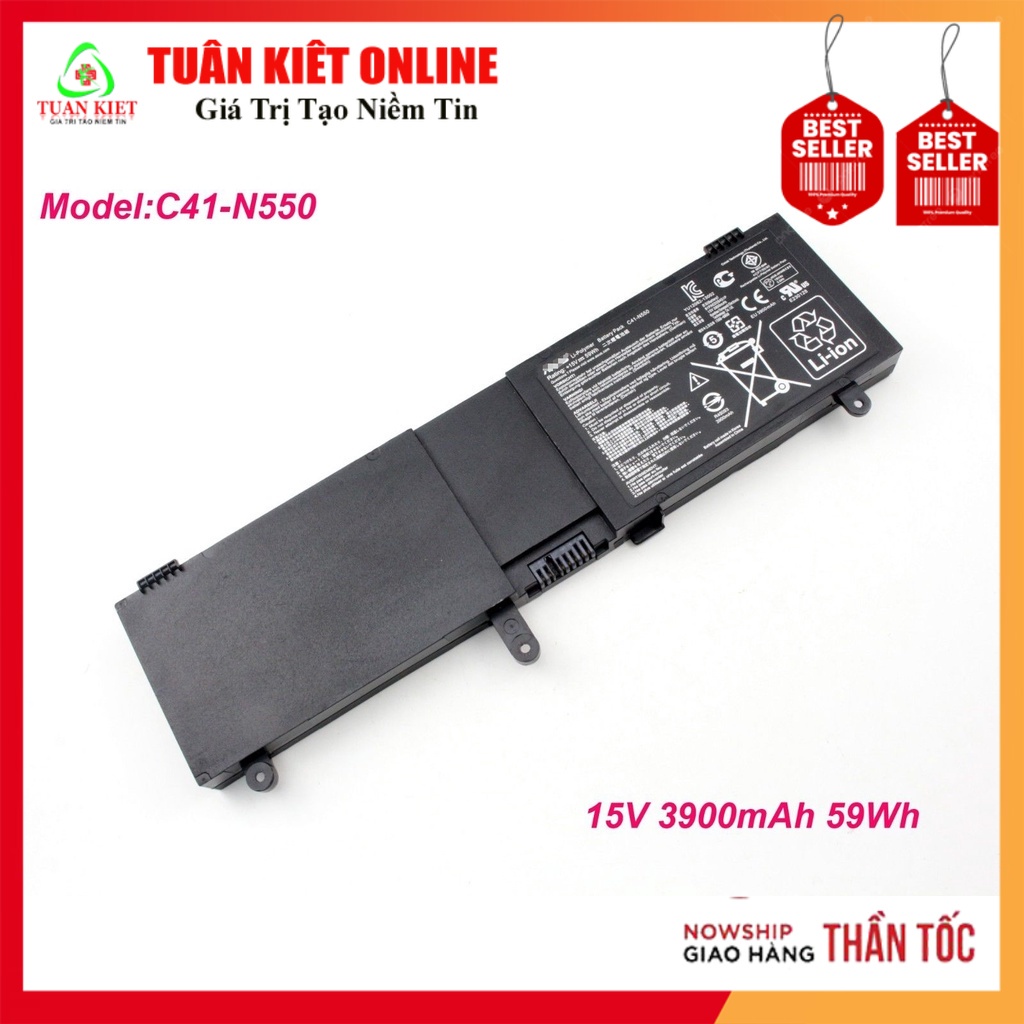 PIN LAPTOP ASUS N550 C41-N550 Rog N550 G550 G550J G550JK Q550L | Shopee ...