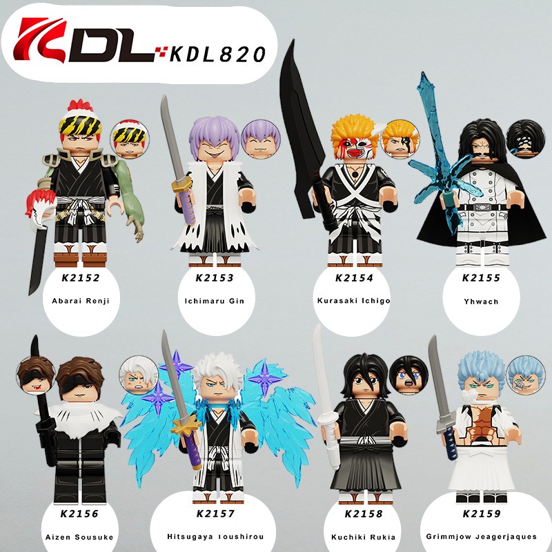 Mini Anime Bleach Sứ Mệnh Thần Chết Ichigo Renjin Gin KDL820 - Đồ Chơi ...