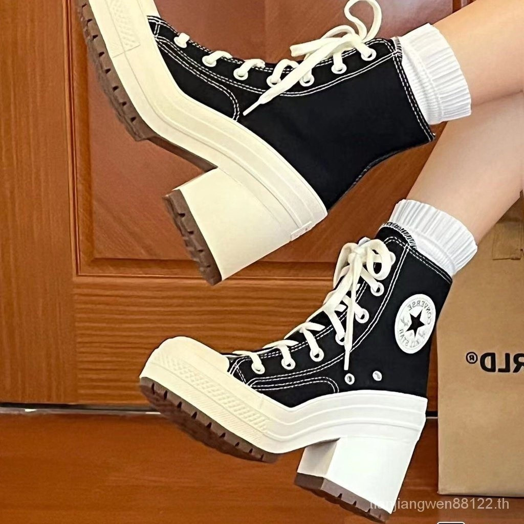 Convers Chuck 70 de luxe vintage chunky high heeled shoes | Shopee Việt Nam