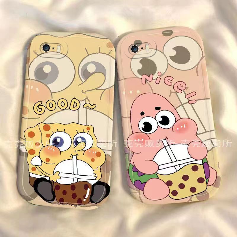 Ốp Điện Thoại tpu Silicon Hình spongebob Cho iphone 5 5s se2016 6 6s 7 ...
