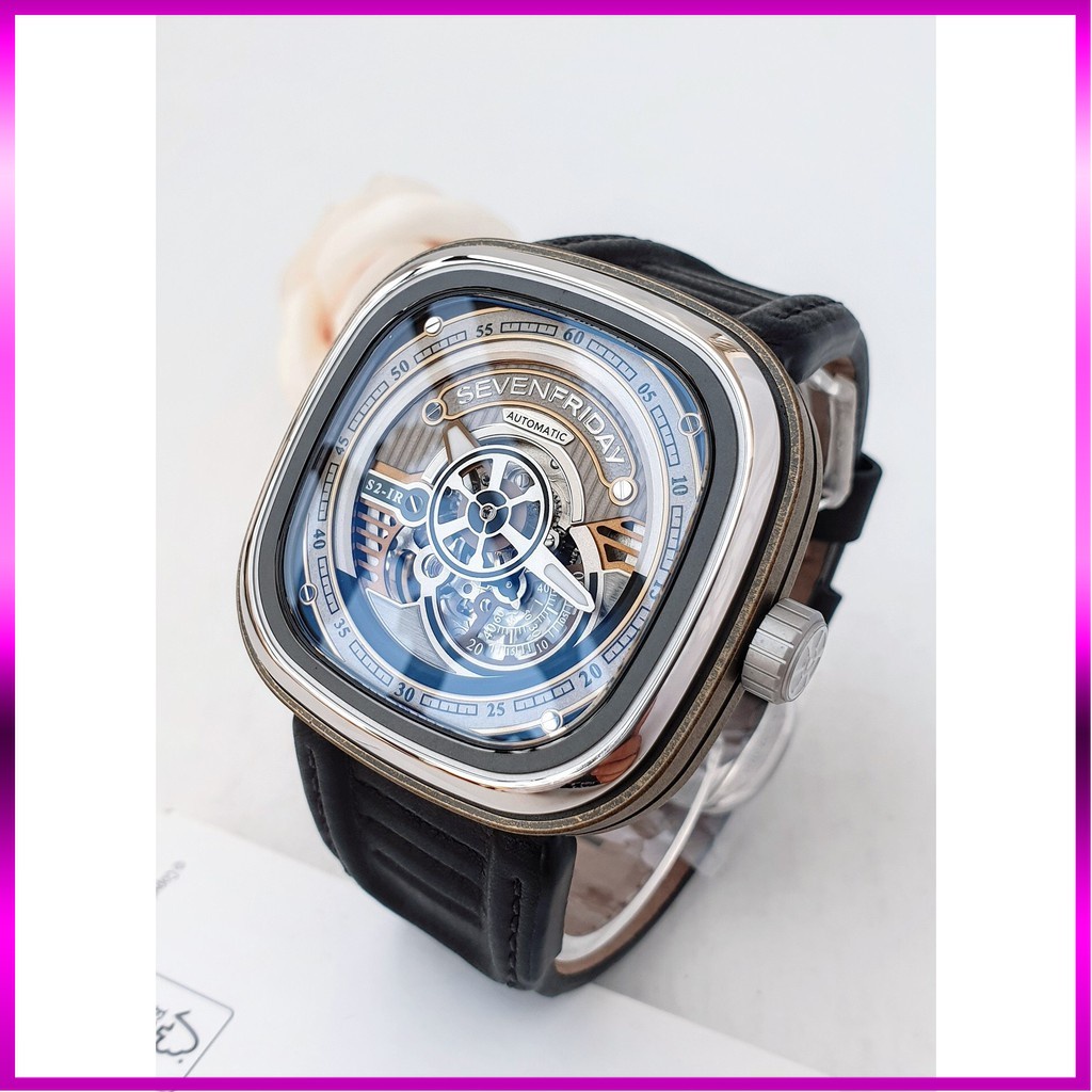 Đồng hồ nam chính hãng SevenFriday S2/01 - Máy cơ tự động Thụy Sĩ - Kính Sapphire Bảo Hành 1 Năm ...