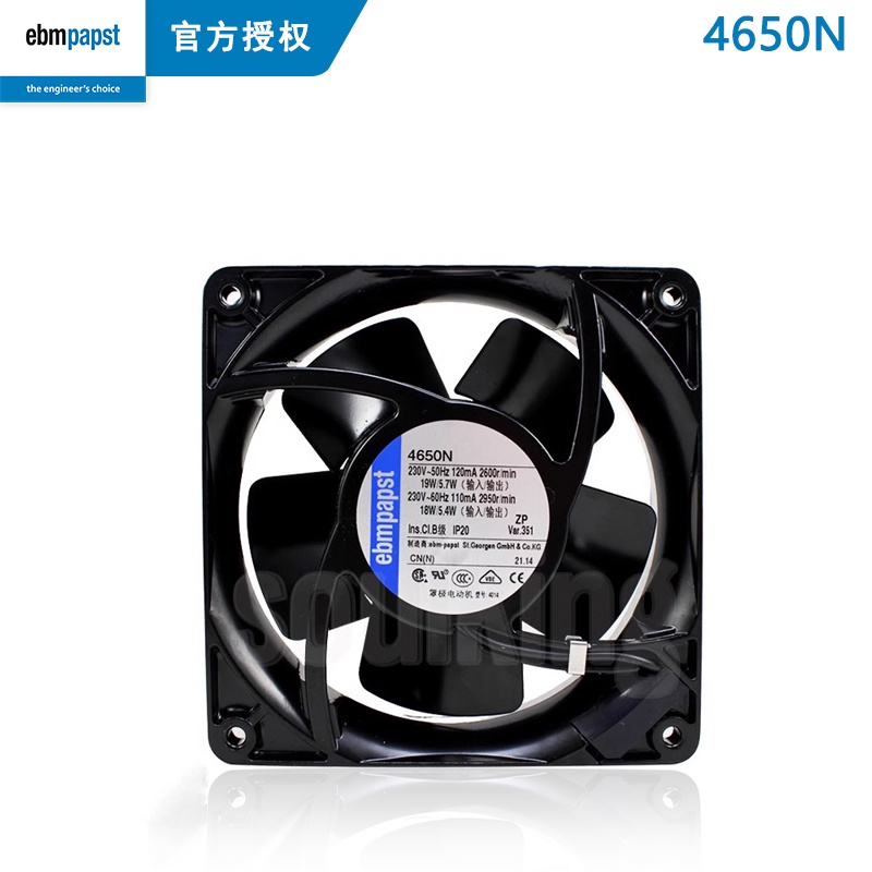 Quạt làm mát chịu nhiệt độ cao Ebmpapst 4650N 4656N 4656Z 12038 4606N ...