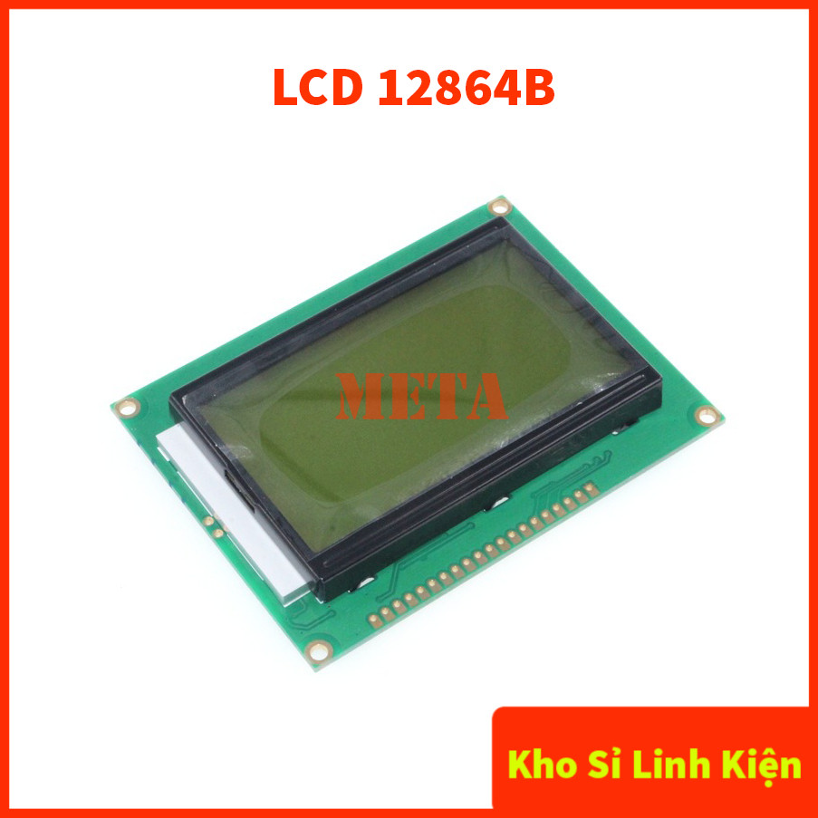 Màn Hình LCD 12864B màu xanh lá cây - LCD 12864, LCD12864, LCD12864B | Shopee Việt Nam