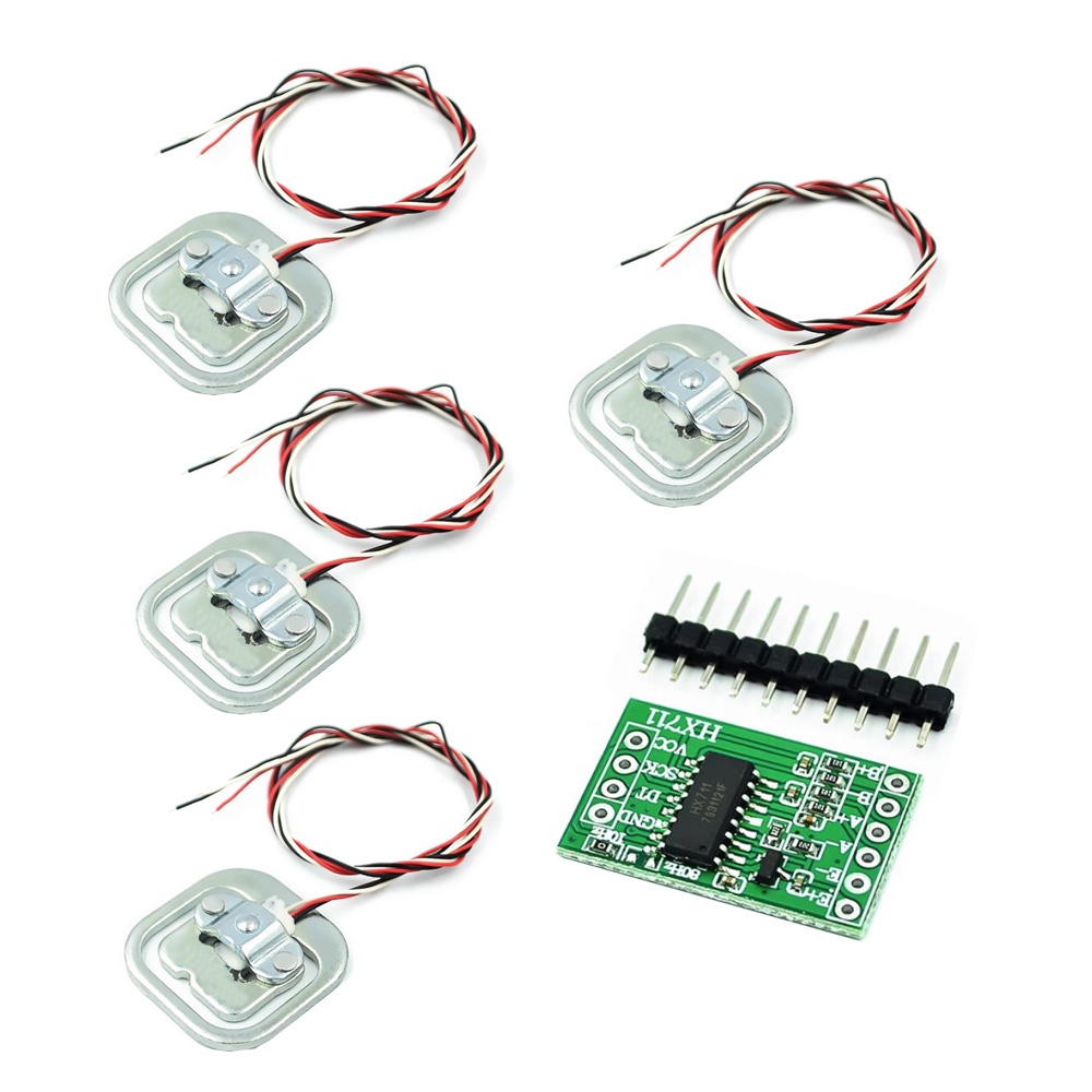 4 50kg Cân Con Người Load Cells & HX711 AD Kit Chống Căng Thẳng Cảm ...