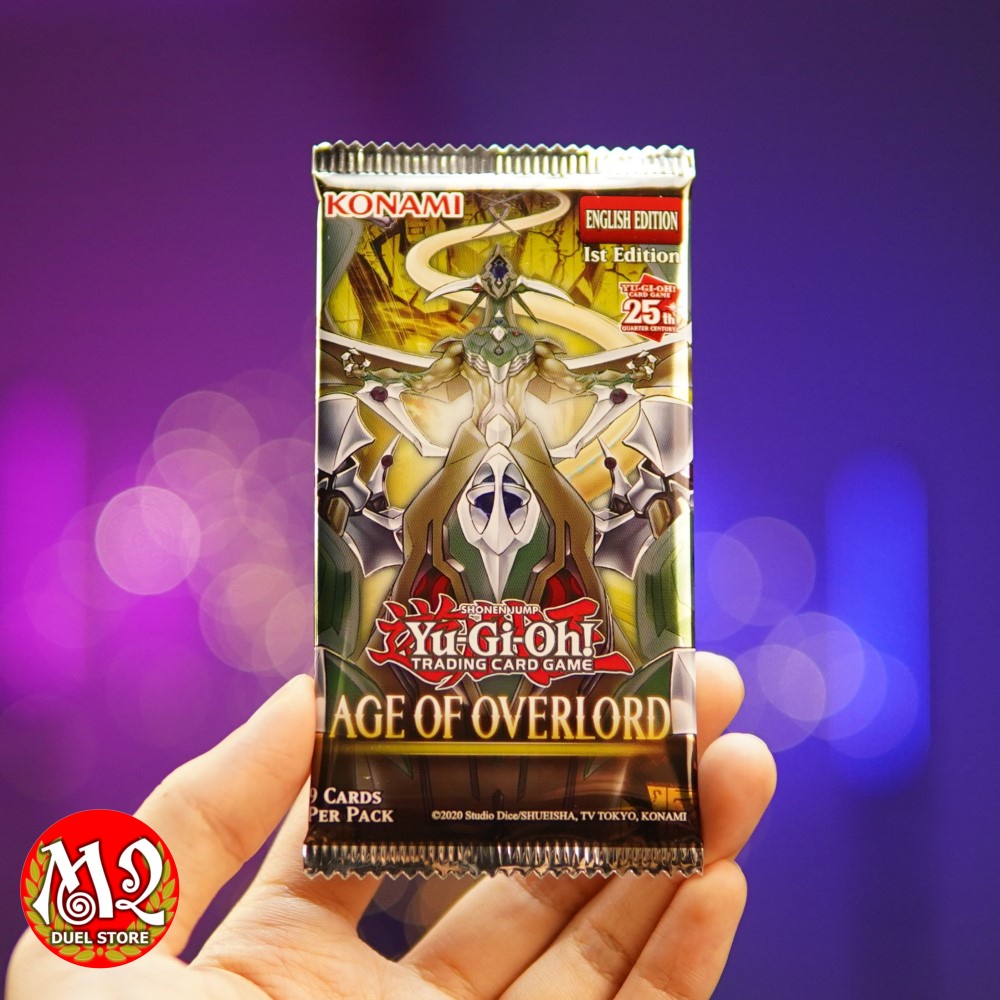 Gói Thẻ Bài Yugioh Age of Overlord Booster Pack - Chính Hãng Konami - Nhập khẩu Anh Quốc UK ...