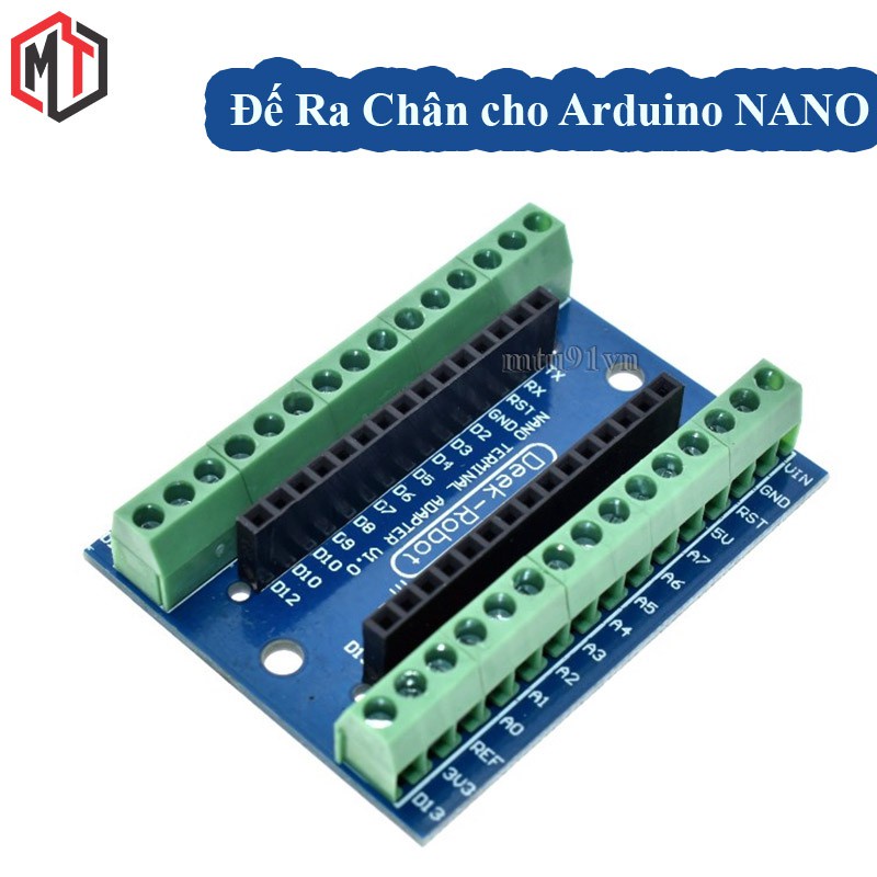 117 Đế Ra Chân cho Arduino Nano - IO Shield (Board Mạch Mở Rộng Chân ...