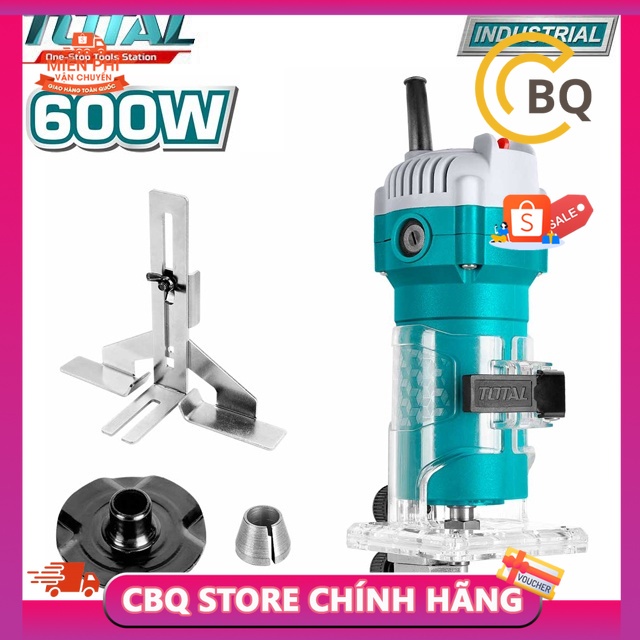 Máy phay gỗ cầm tay 600W Total TLT6001 CBQs | Shopee Việt Nam