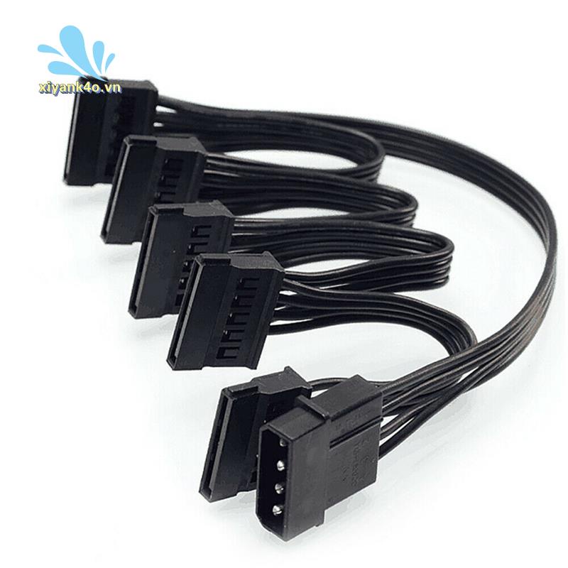 Dây Cáp Nguồn 4Pin IDE Sang 5 Cổng 4Pin Molex Sang Cổng SATA 18AWG Cho ...