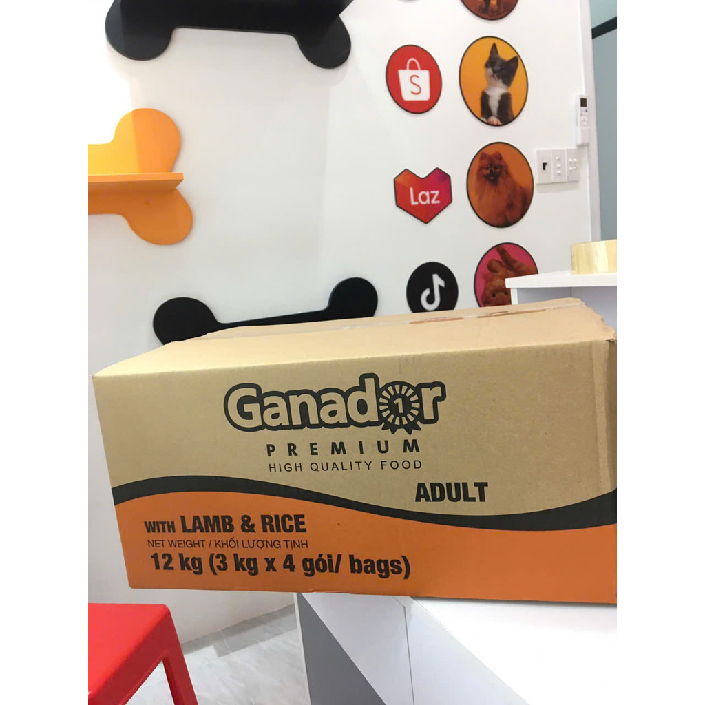 Ganador Ad Lamb& Rice Thùng 12kg | Shopee Việt Nam