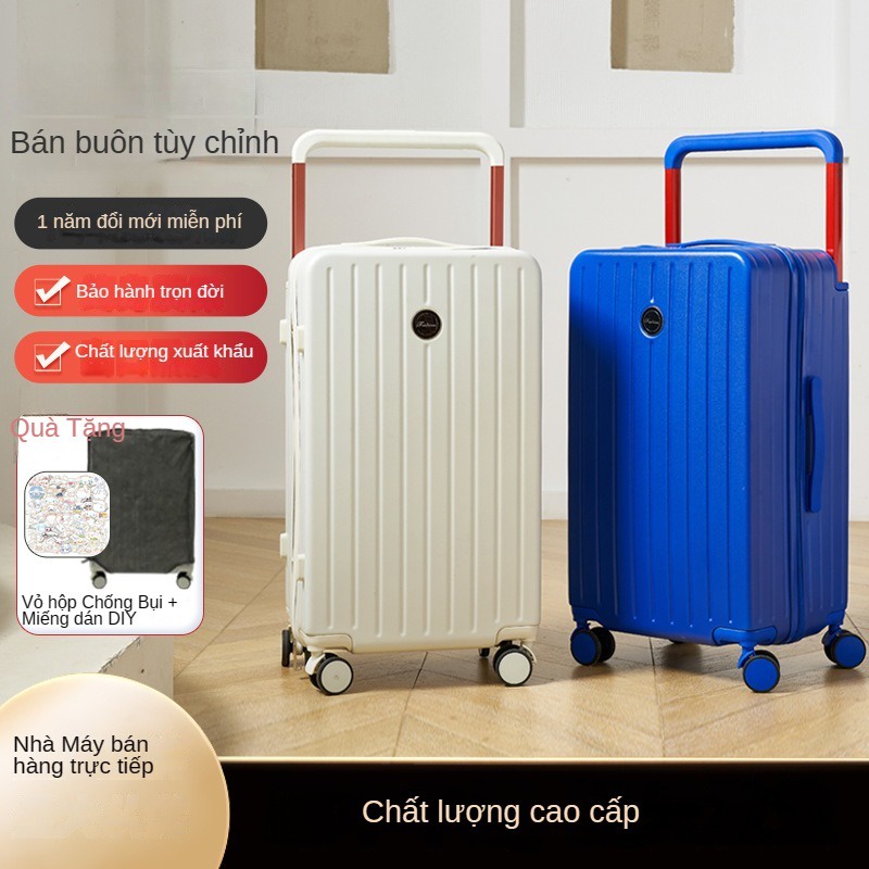 Vali kiểu mới 2024 Va li du lịch dung lượng lớn dày hơn bánh xe xoay ...
