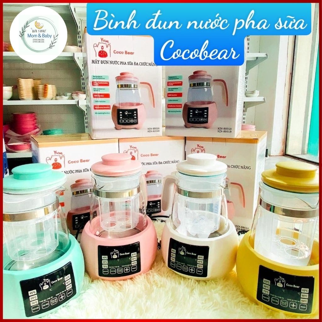 Bình Đun Nước Pha Sữa Coco Bear Cho Bé, Máy Đun Nước Đa Năng,Máy Hâm Sữa, Giữ Ấm Điều Chỉnh ...
