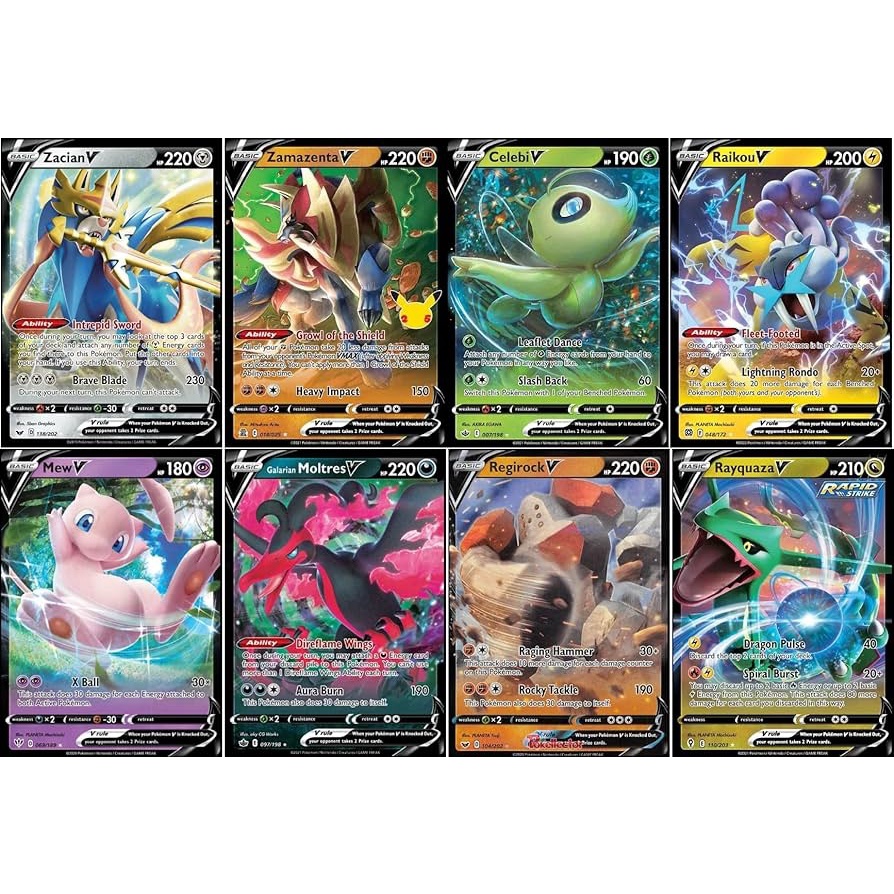 Thẻ Pokemon TCG chính hãng - Legendary & Mythical (2 thẻ Pokemon huyền ...
