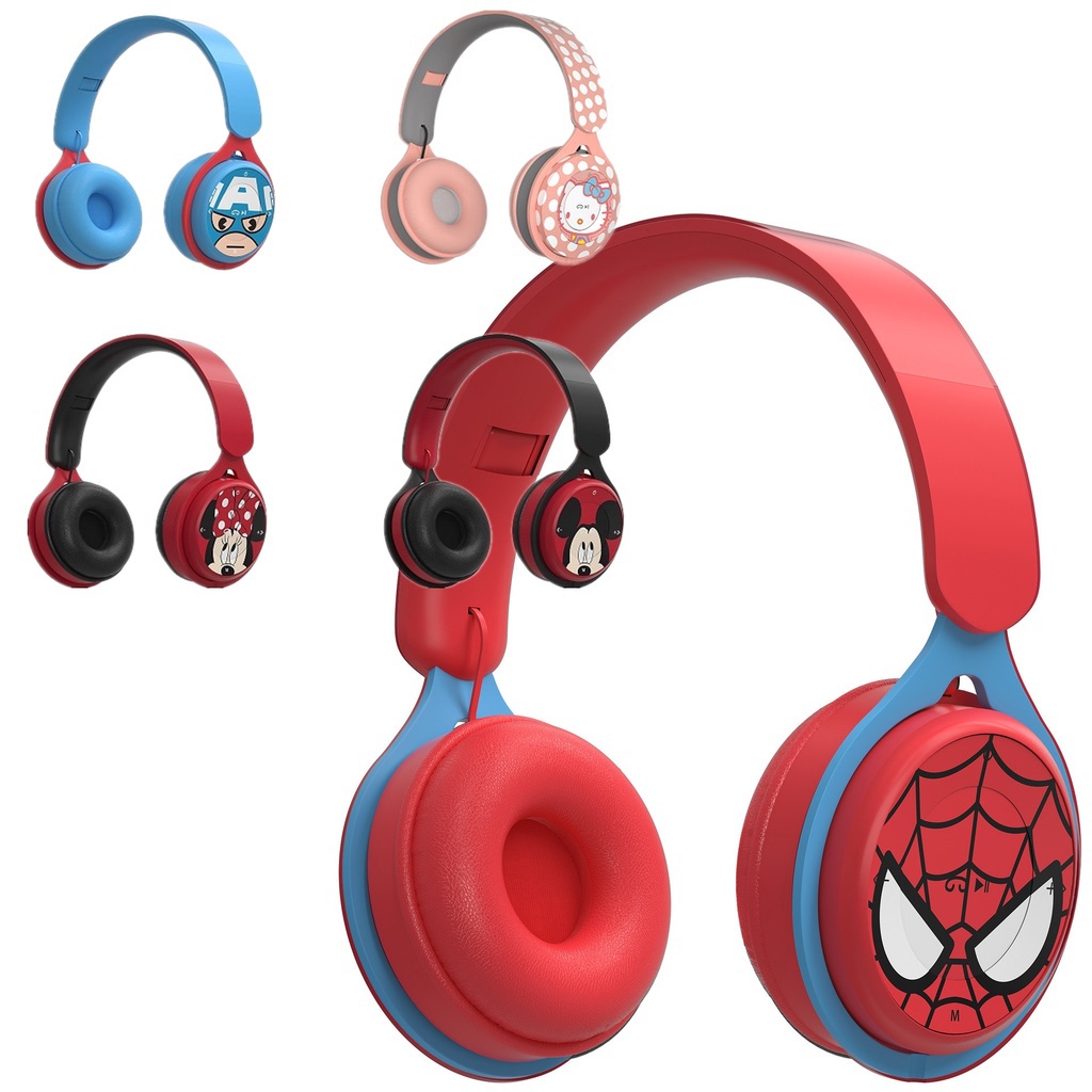 [Ready Stock] Wireless Bluetooth Kids Headsets Disney Mickey Minnie ...