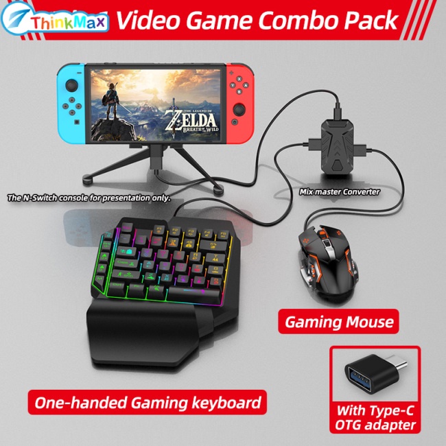 Bộ chuyển đổi bàn phím và chuột 7 trong 1 cho Switch Ps4 Pro Xbox One Bàn phím Chuột chuyển đổi ...