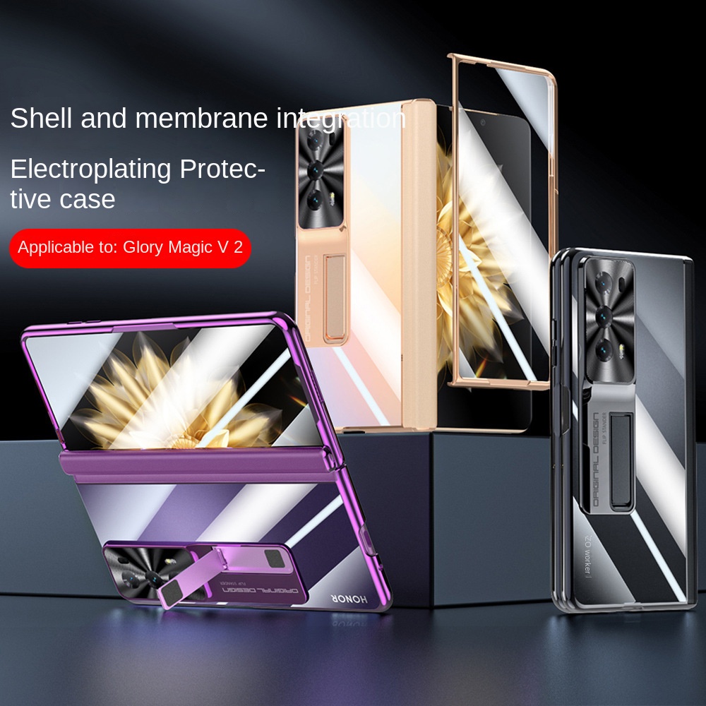 Sang Trọng Mạ Dành Cho Honor Magic V2 Gấp Lật Trong Suốt Ốp Lưng Điện Thoại Magic V 2 Vô Hình ...