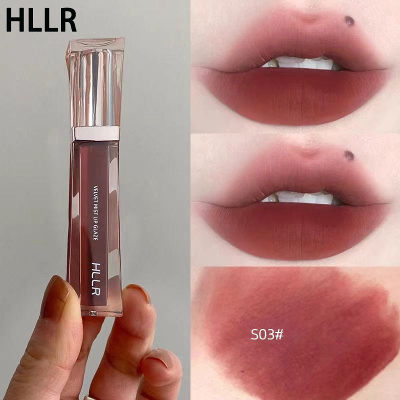 HLLR Son Bóng Màu Nhung Lì Dưỡng Ẩm Kháng Nước Lâu Trôi hazy | Shopee Việt Nam