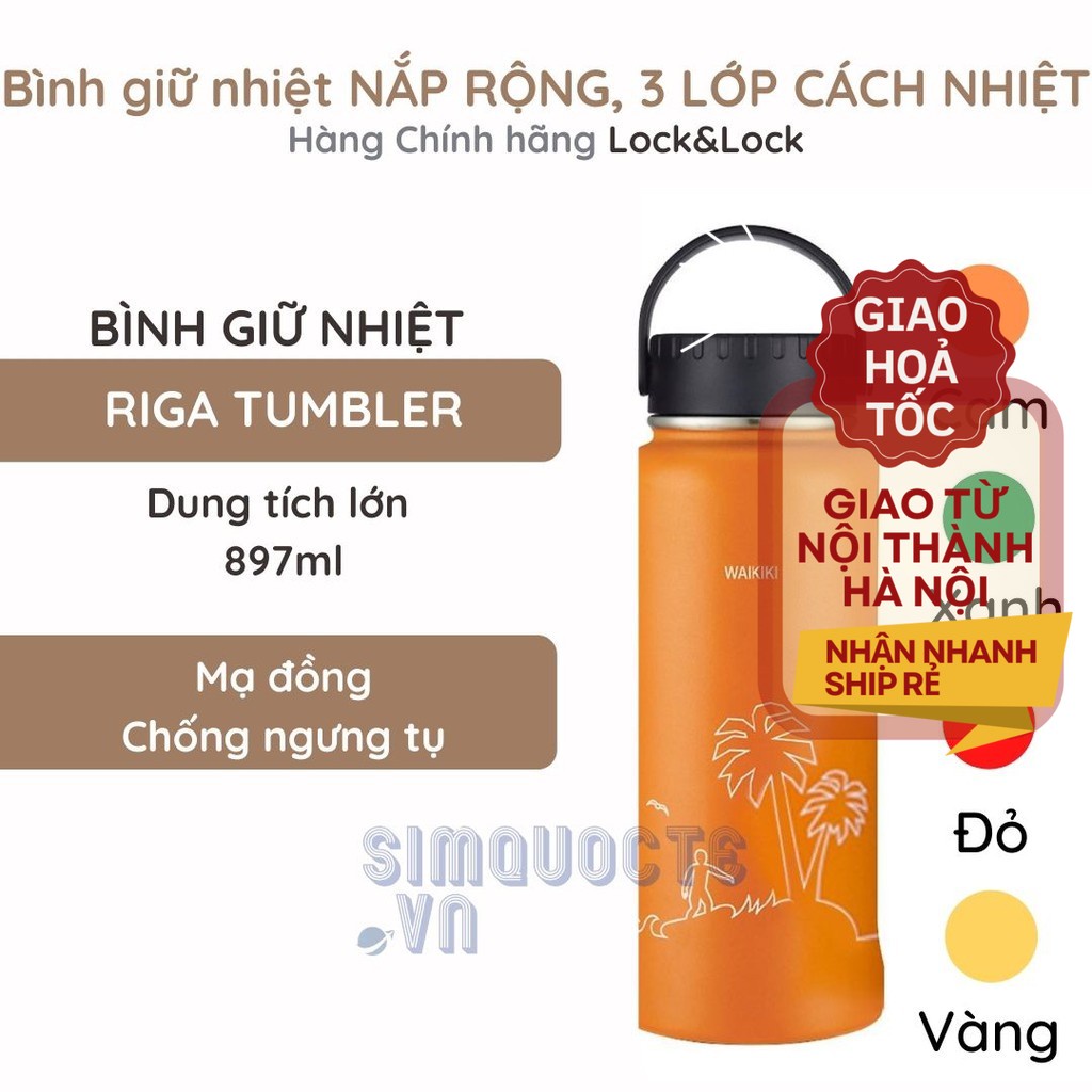 Bình giữ nhiệt Lock&Lock Riga Tumbler (897ml) - Hàng Chính Hãng ...