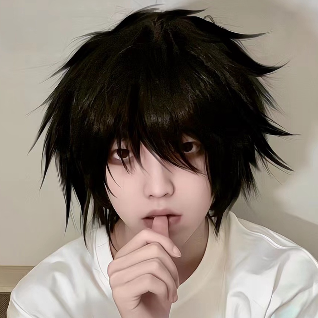 L Lawliet wig death note cosplay | Shopee Việt Nam
