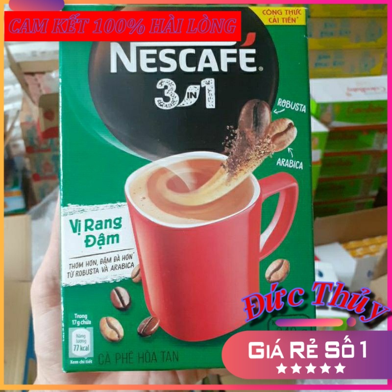 Cà Phê Rang Xay Hòa Tan Nescafe 3in1 Đậm Vị Cà Phê Hộp 340g (20 gói x 17g) | Shopee Việt Nam