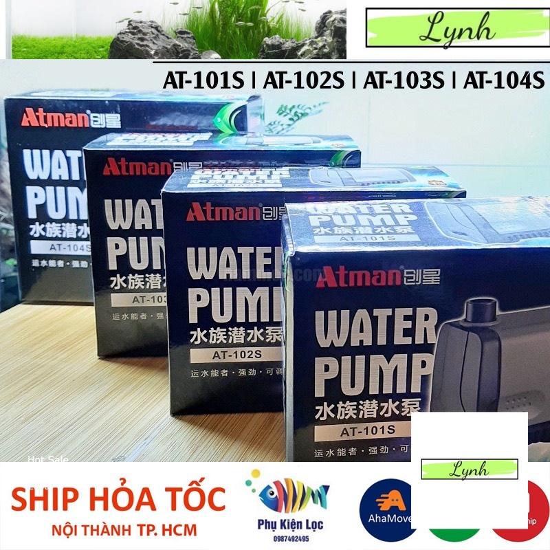 Máy Bơm Atman AT 101S | 102S | 103S | 104S | 105S - Bơm Nước Bể Cá Cho ...
