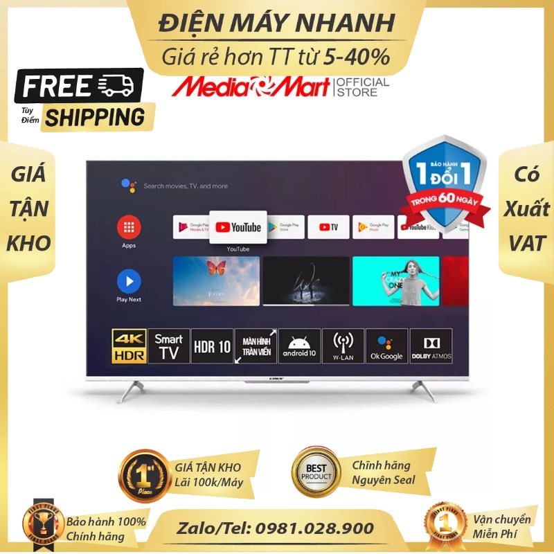 Smart Tivi Coex 4K 55 inch 55UT7000X Android 10 NB | Shopee Việt Nam