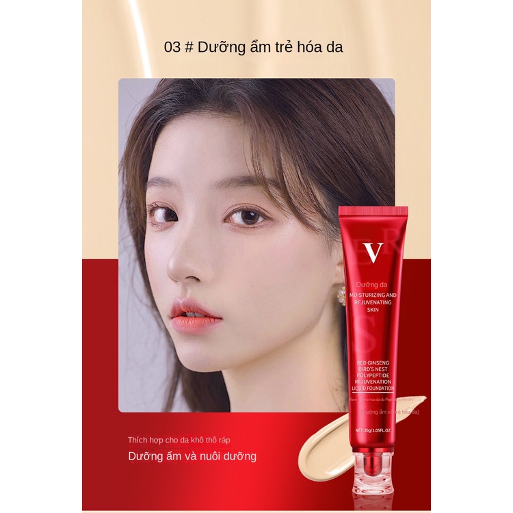 Ububub Kem Nền bb Dạng Lỏng Dưỡng Ẩm Kiểm Soát Dầu Làm Sáng Da Che ...
