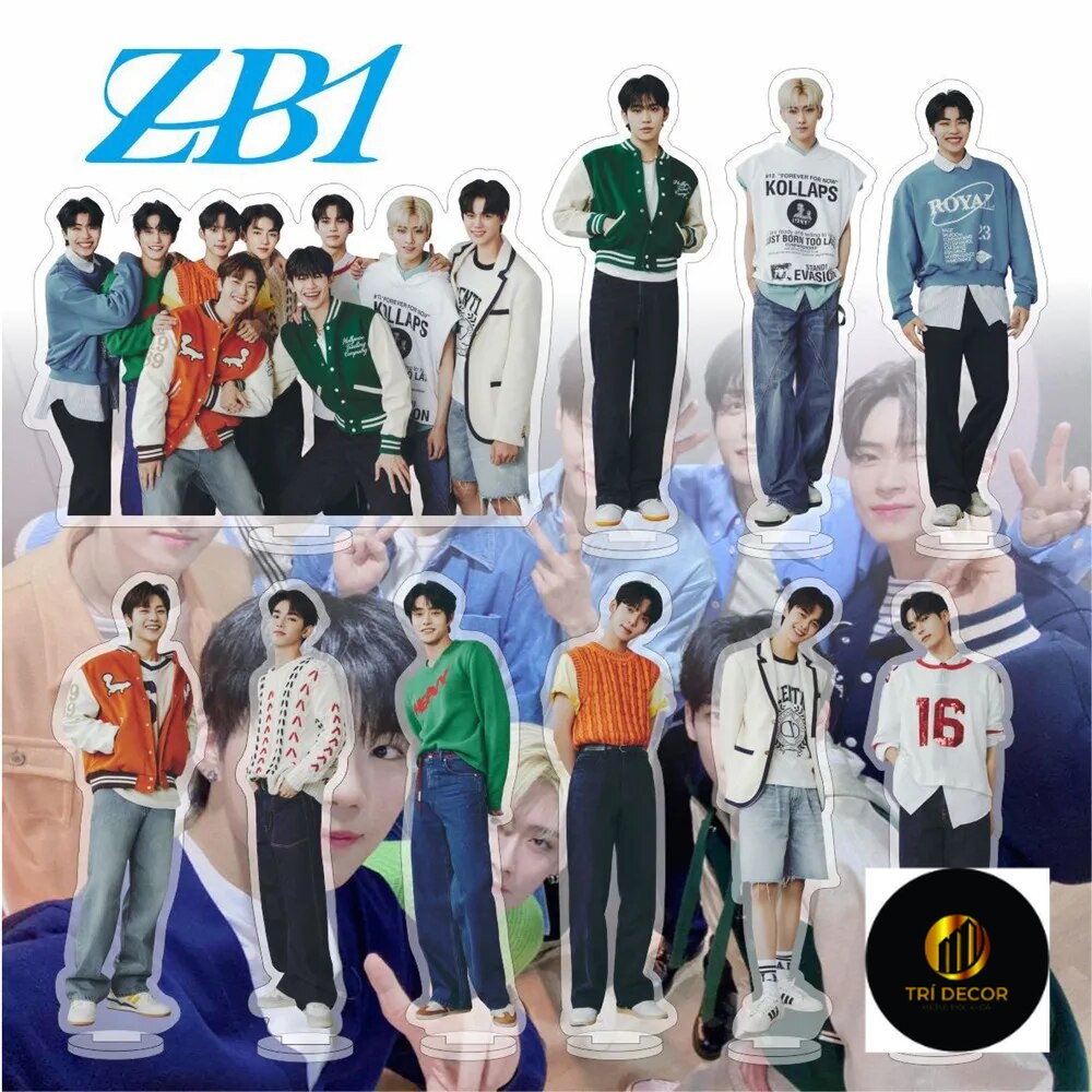 Mô hình Standee ZB1 ZEROBASEONE Kim Taerae Ricky Kim Gyuvin Park Gunwook Han Yujin Phụ kiện ...