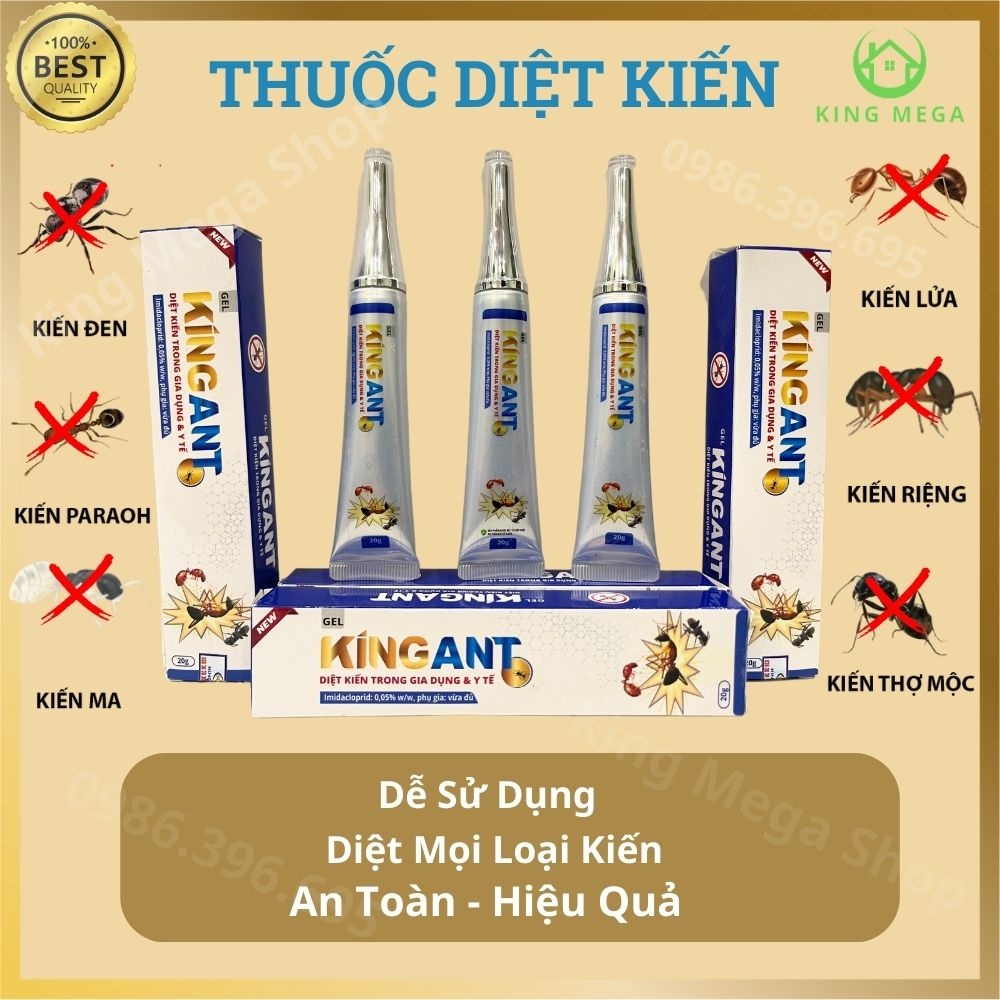 Thuốc diệt kiến sinh học an toàn KingAnt (20g dạng Gel ) - Diệt tận gốc mọi loại kiến | Shopee ...