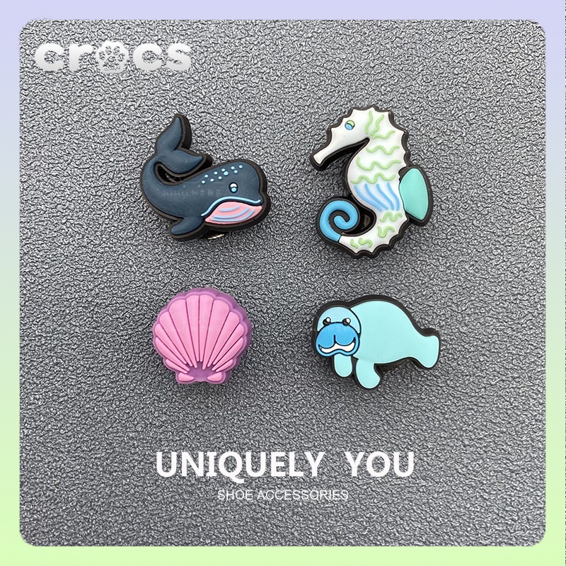 sticker dép crocs Sinh vật biển jibbitz crocs jibitz cross charm dép ...