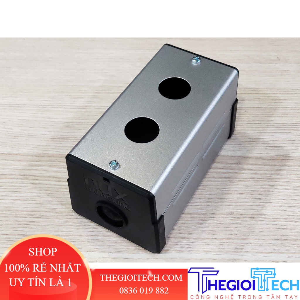 Hộp nút nhấn 2 lỗ phi 25 HY-25-02 Hanyoung | Shopee Việt Nam