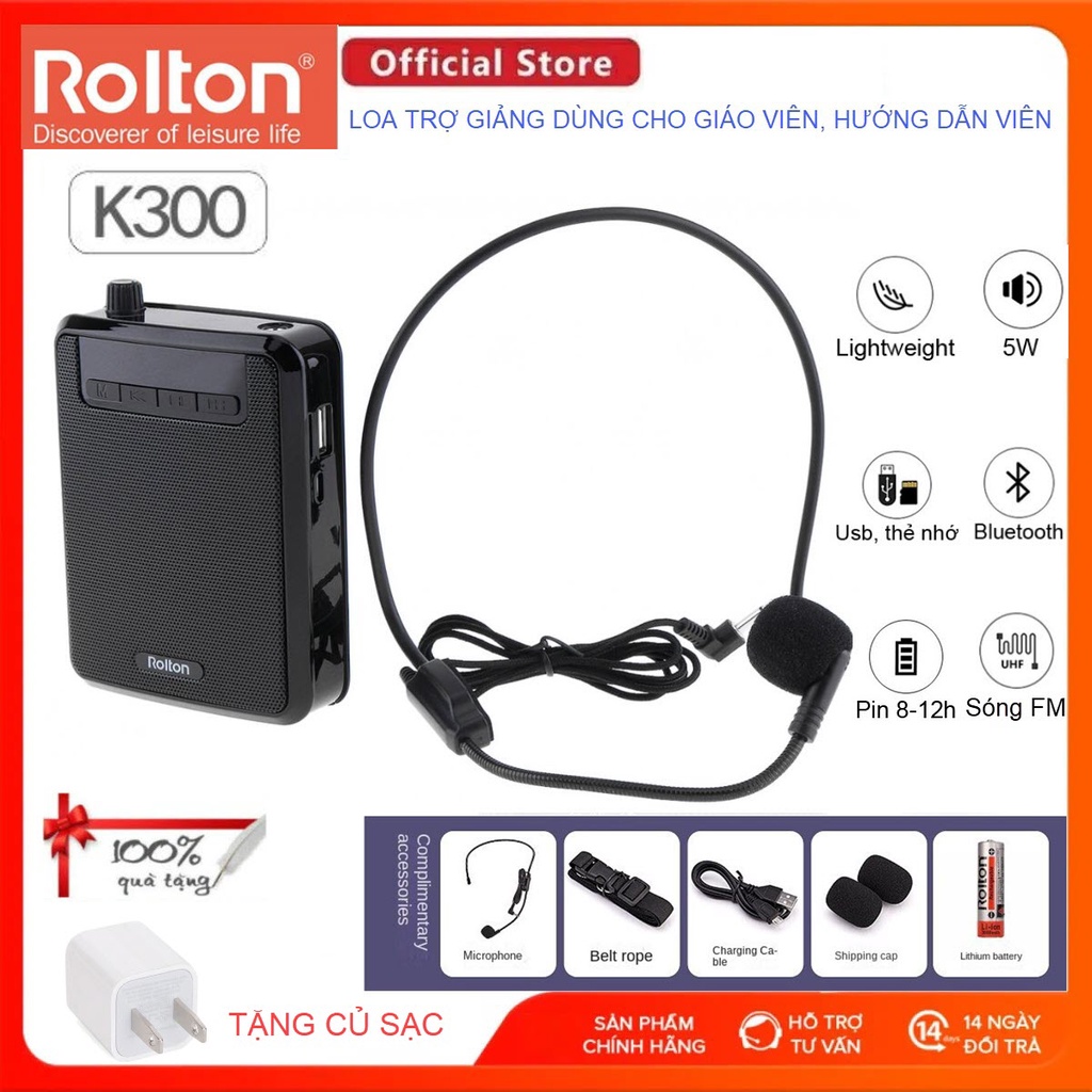Loa Trợ Giảng Đa Năng 4 Trong 1 Rolton K300 Chuyên Dùng Cho Giáo Viên ...