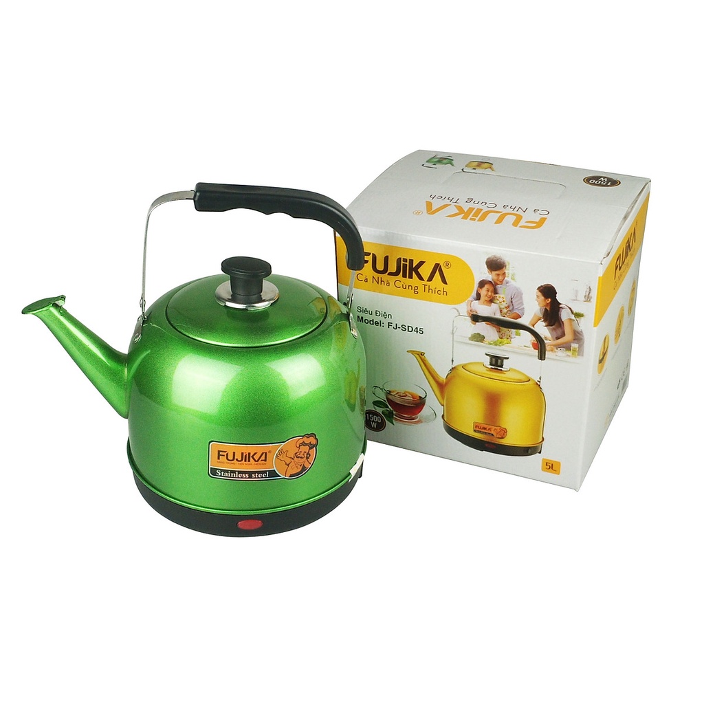 Ấm siêu tốc Fujika dung tích 4L đến 5L thân ấm inox phun sơn tĩnh điện ...