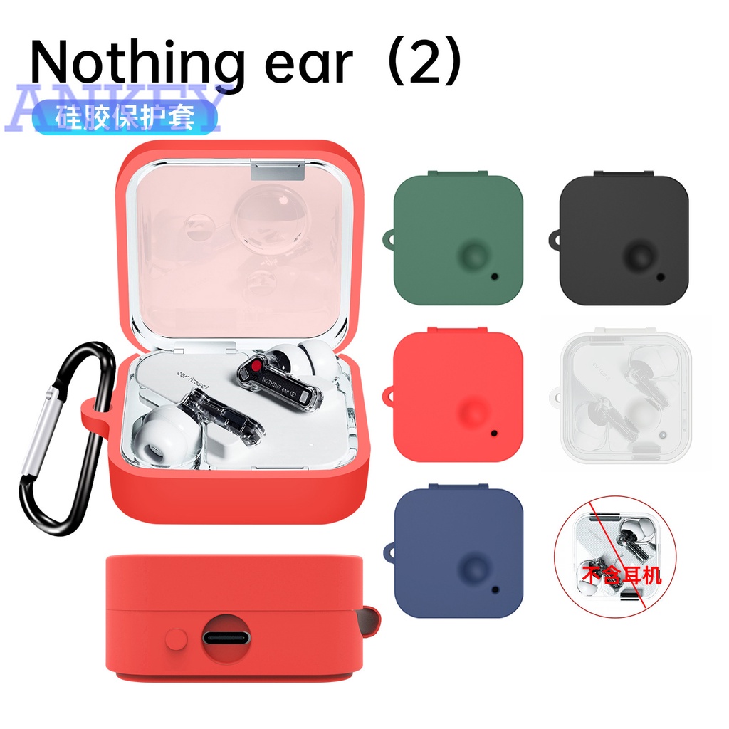 Case for Nothing Ear (2) Protective silicone Cute Nothing Ear2 Cartoon ...