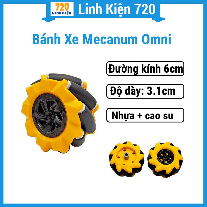 Bánh Xe Mecanum Omni Đa Hướng Đường Kính 60cm, 9 Con Lăn | Shopee Việt Nam