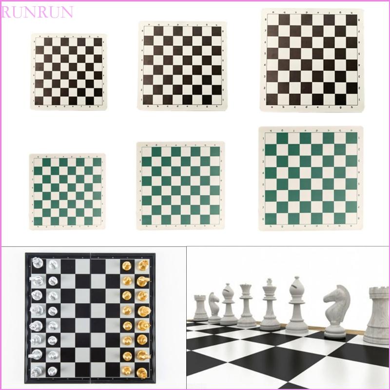 Leather Chess Board Soft Rollable Chessboard Lightweight Tournament ...
