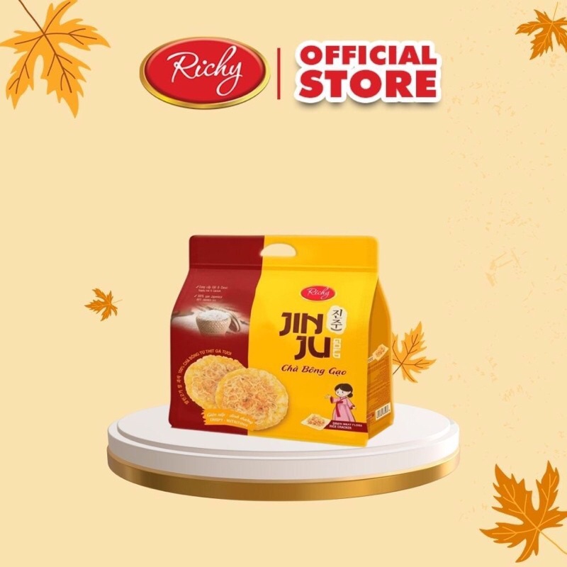 Bánh gạo chà bông Richy Jinju Gold gói 168g (42g x 4) - Bao bì mới - Shop Siêu Thị Lan Chi ...