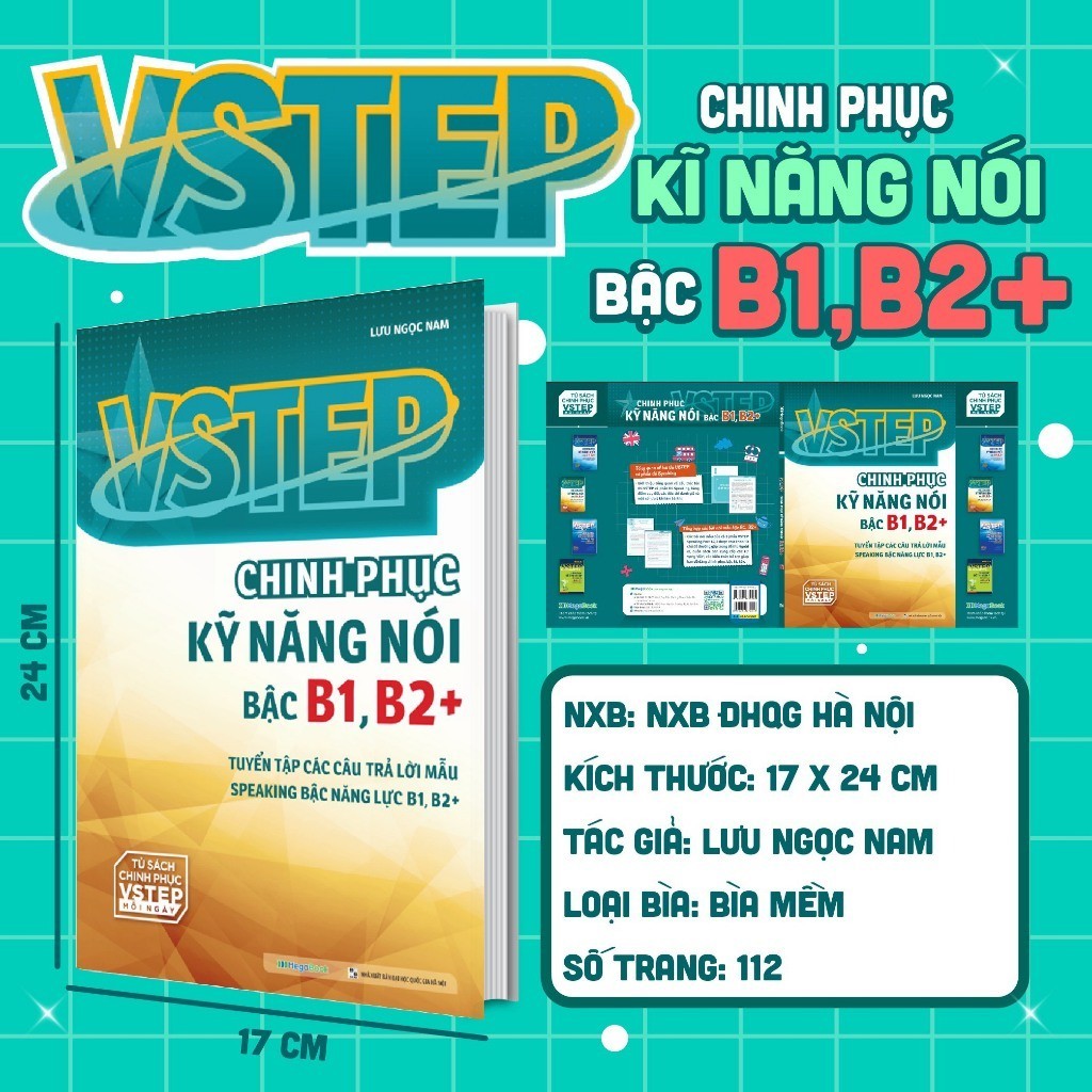 Sách - VSTEP - Chinh phục kỹ năng - Nói - bậc B1 B2+ | Shopee Việt Nam