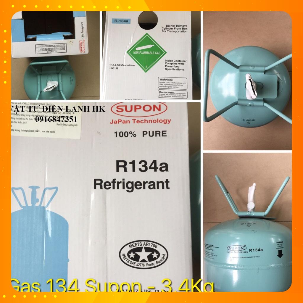 Gas lạnh tủ lạnh oto R134a 3Kg - Môi chất lạnh nạp ga ô tô R134 hãng ...