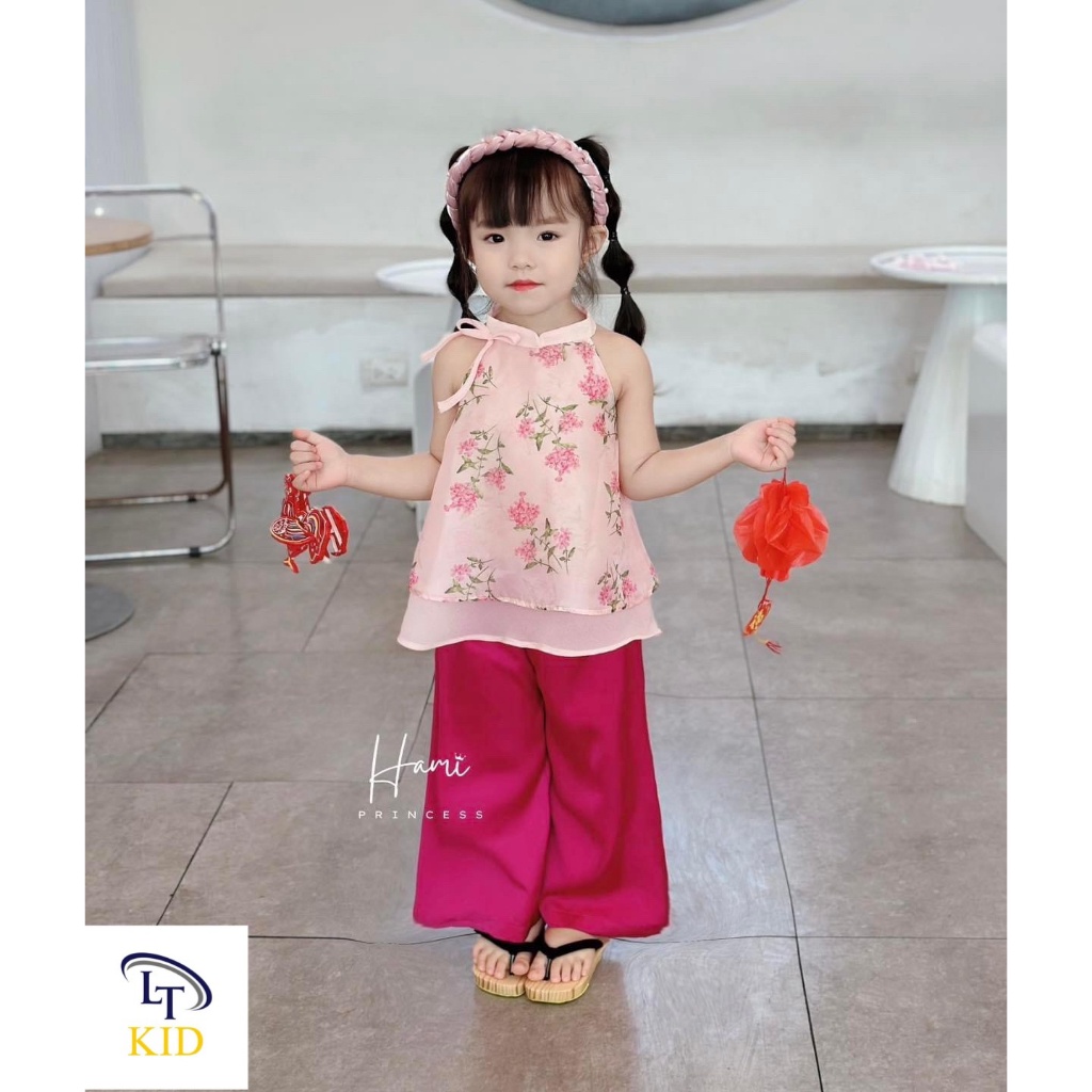 BỘ YẾM LỤA MỀM MÁT CHO BÉ GÁI CAO CAP 8-30KG(LUA) | Shopee Việt Nam