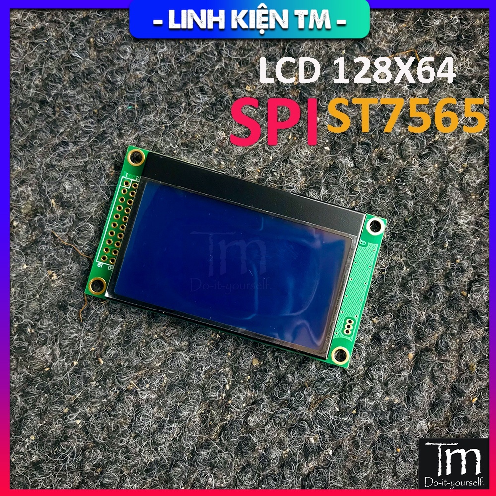 Màn Hình LCD 12864 Giao Tiếp SPI Driver ST7565 | Shopee Việt Nam